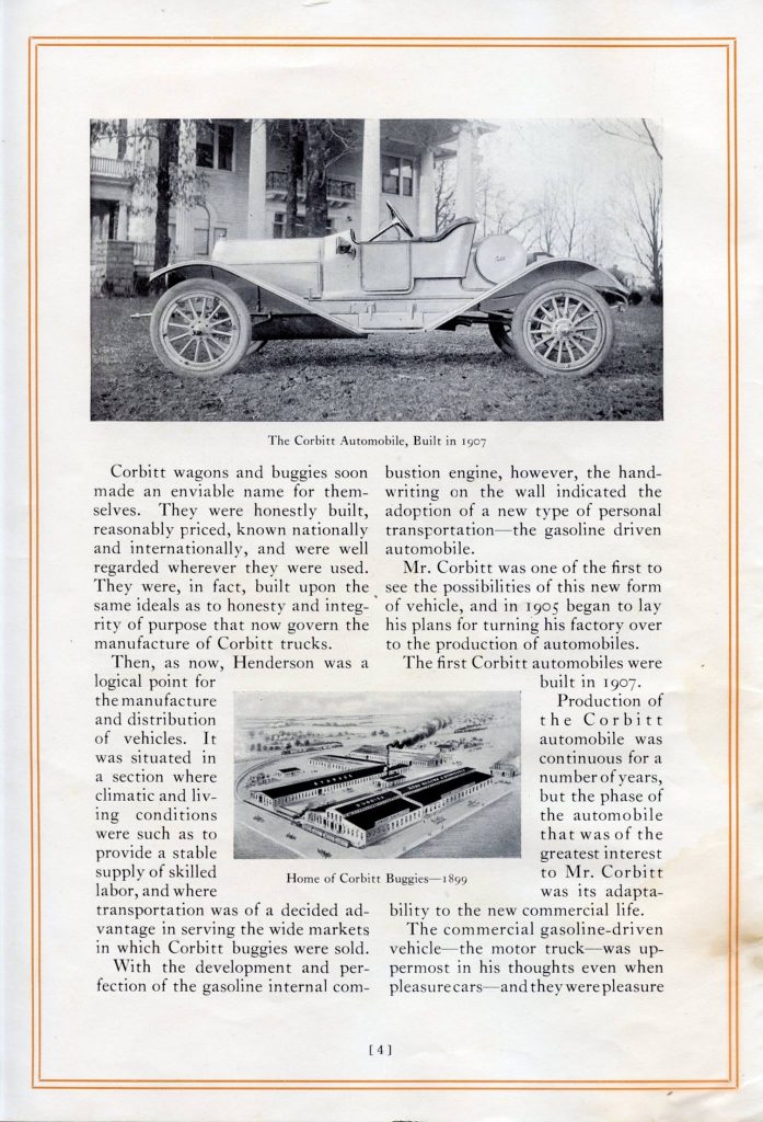 Automobiles 1907-1912 – Corbitt Preservation Association